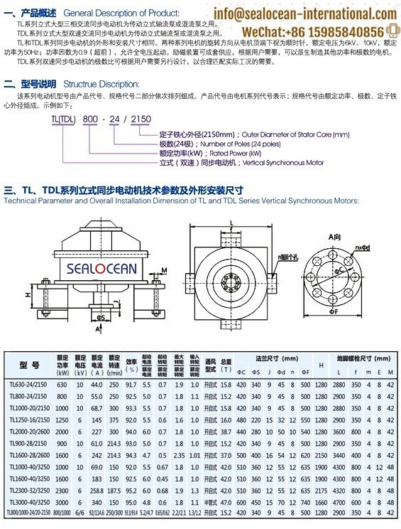 CHINA FACTORY LARGE VERTICAL THREE-PHASE SYNCHRONOUS ELECTRIC MOTOR ...